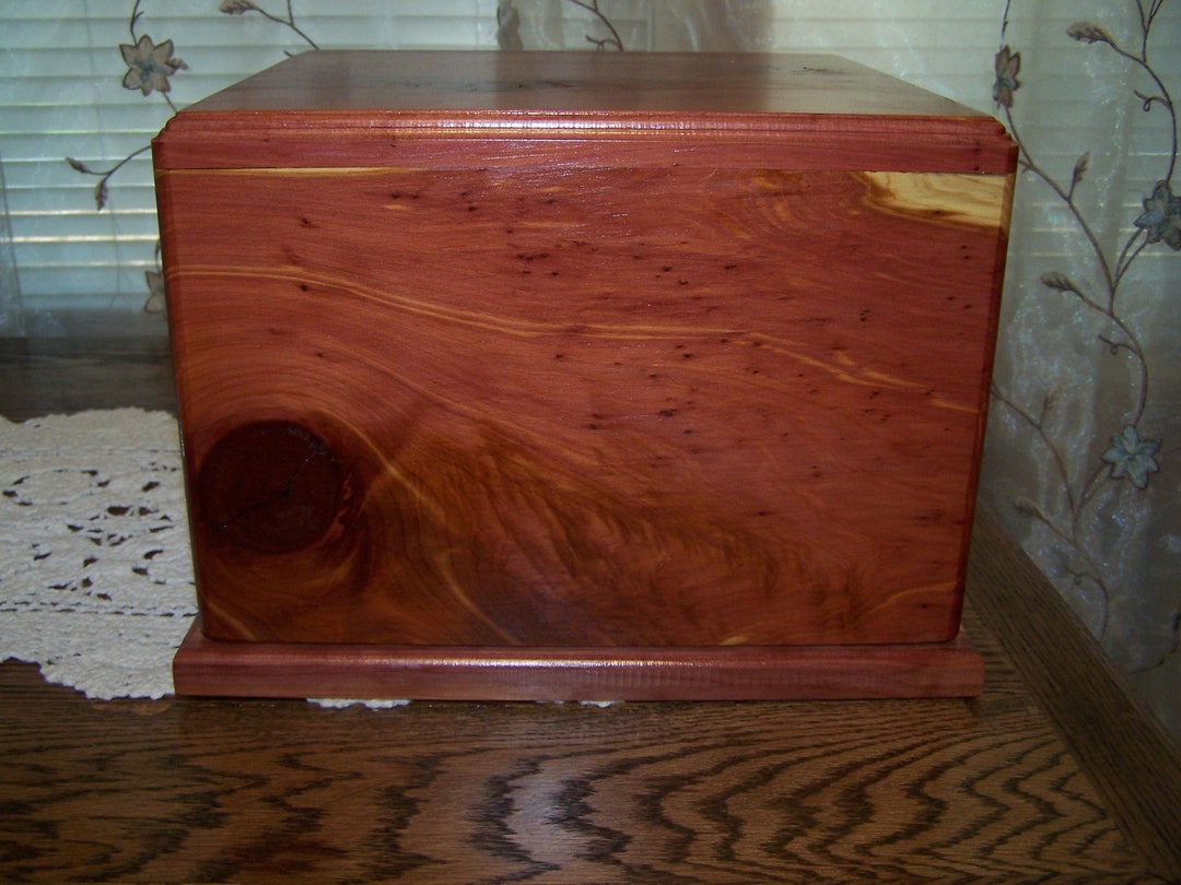 Red Cedar Wood Companion Cremation Urn - Etsy