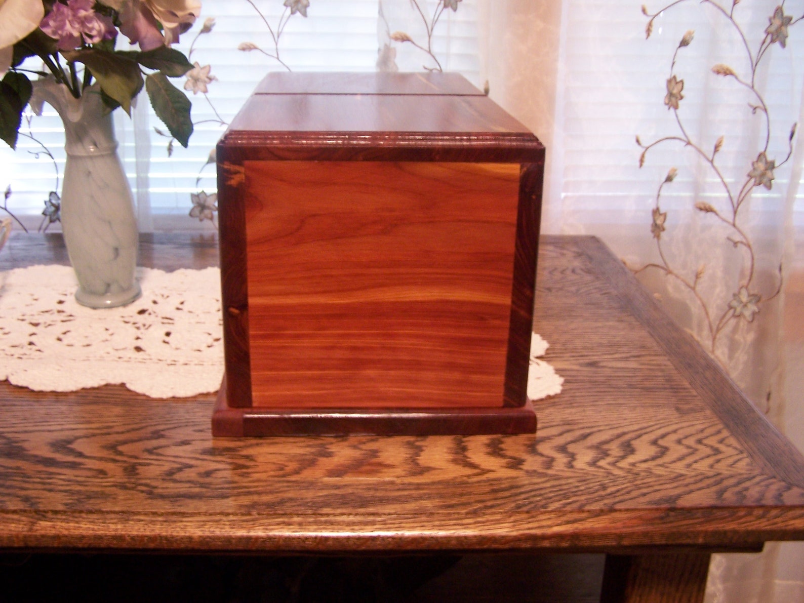 Red Cedar Wood Companion Cremation Urn USA Made - Etsy