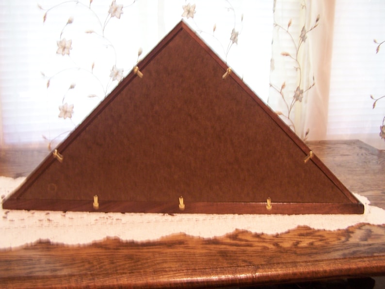 Walnut Wood Flag Display Case for A 4' X 6' Flag Made - Etsy