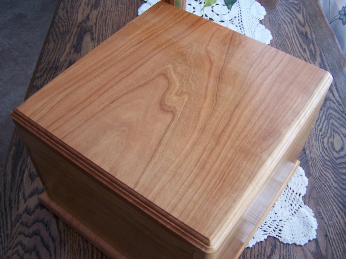 Cherry Wood Companion Cremation Urn Adult USA Made - Etsy