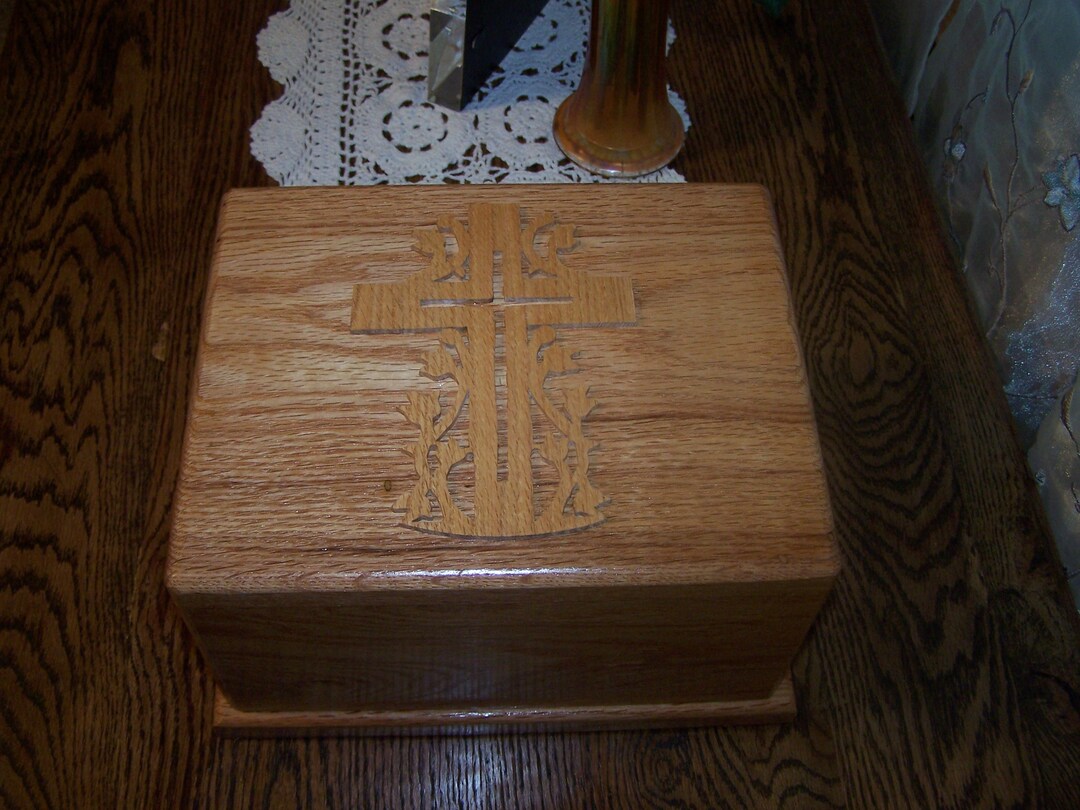 Oak Wood Cremation Adult Urn USA - Etsy
