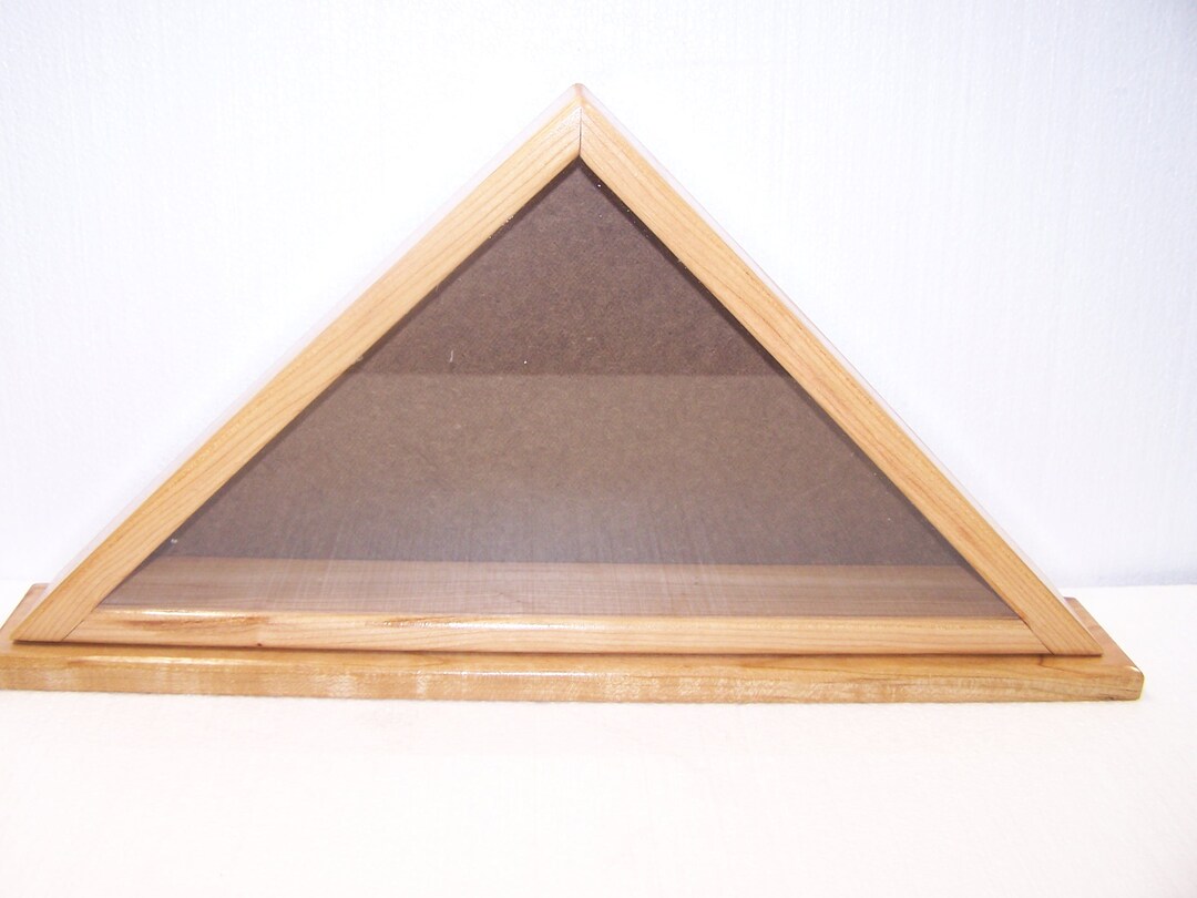 3 X 5 Flag Display Case in Natural Cherry Wood - Etsy