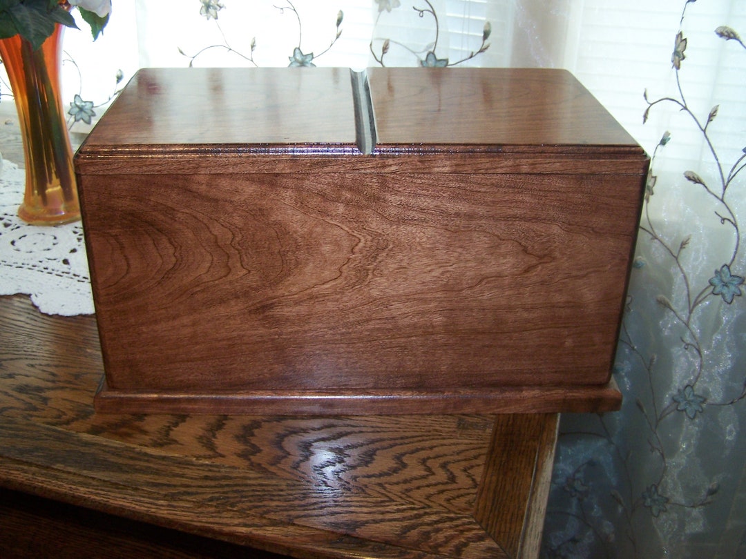 Cherry Wood Companion Cremation Urn USA Made - Etsy