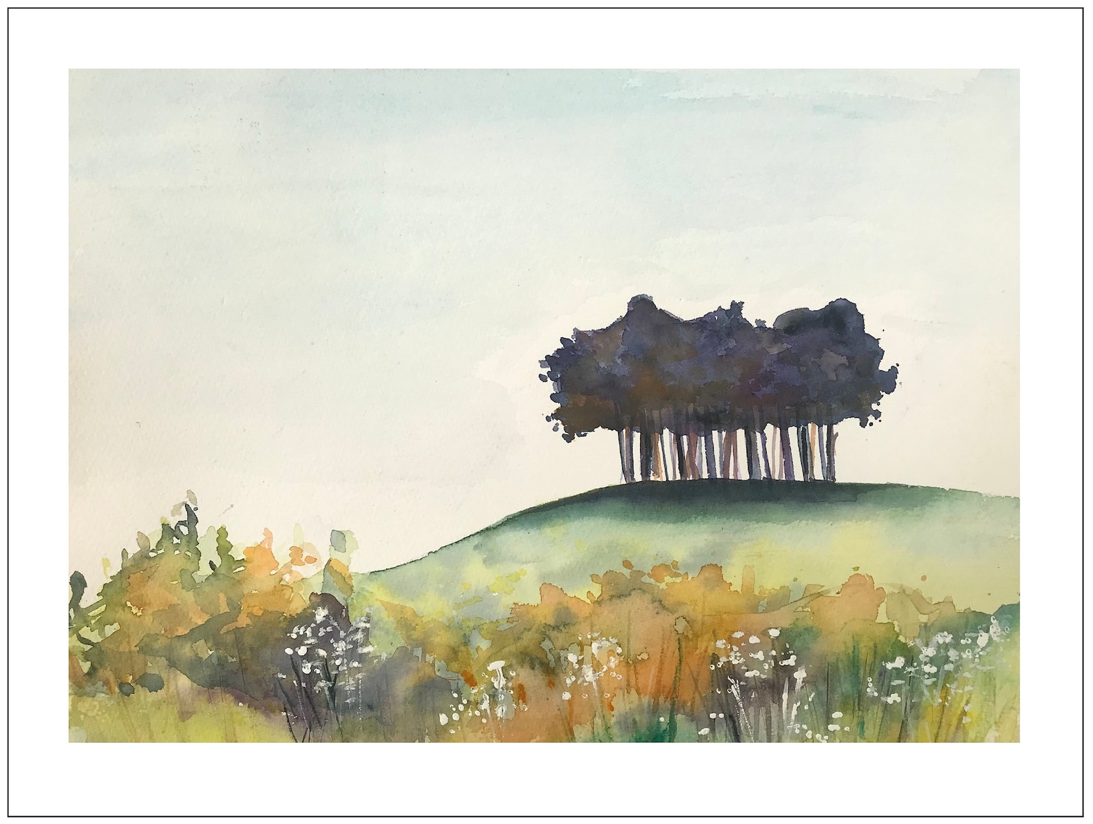 The Nearly There Trees Print - Etsy