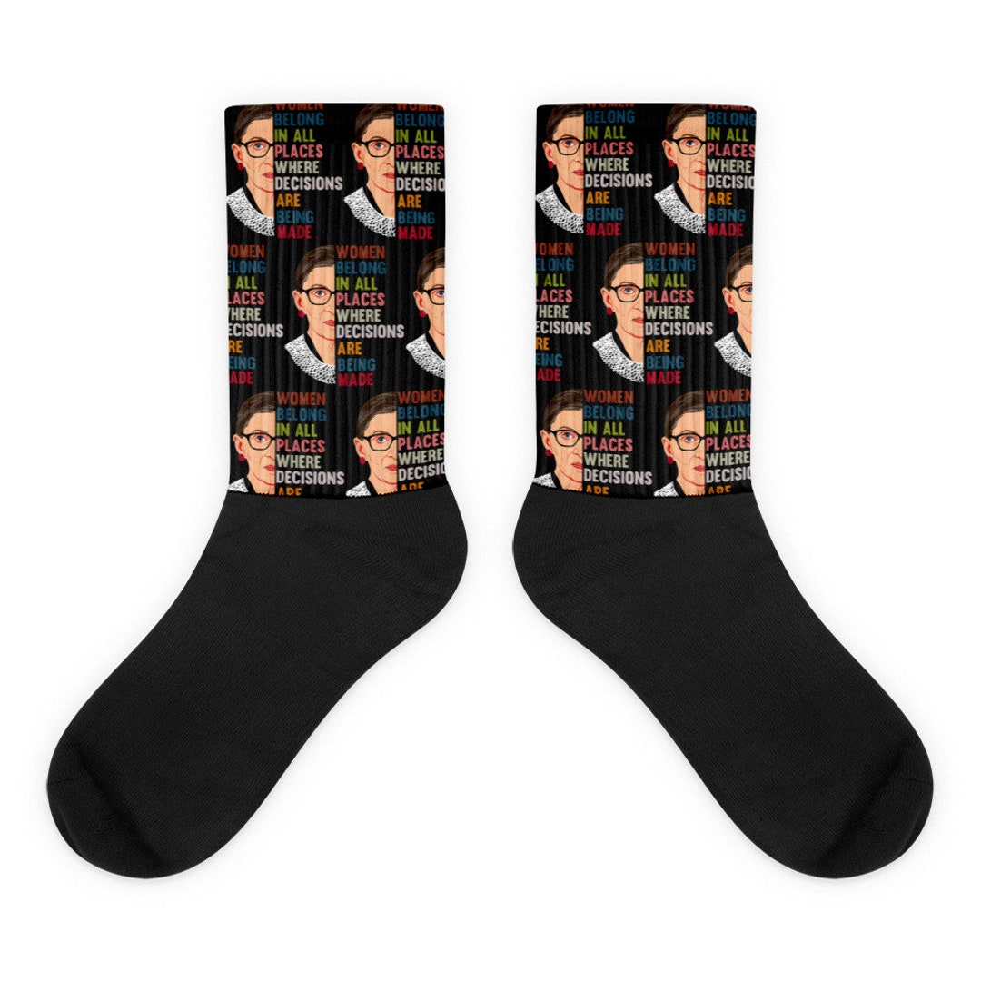 Notorious RBG Socks| Ruth Bader Ginsburg Socks| Gift for Her| Birthday ...