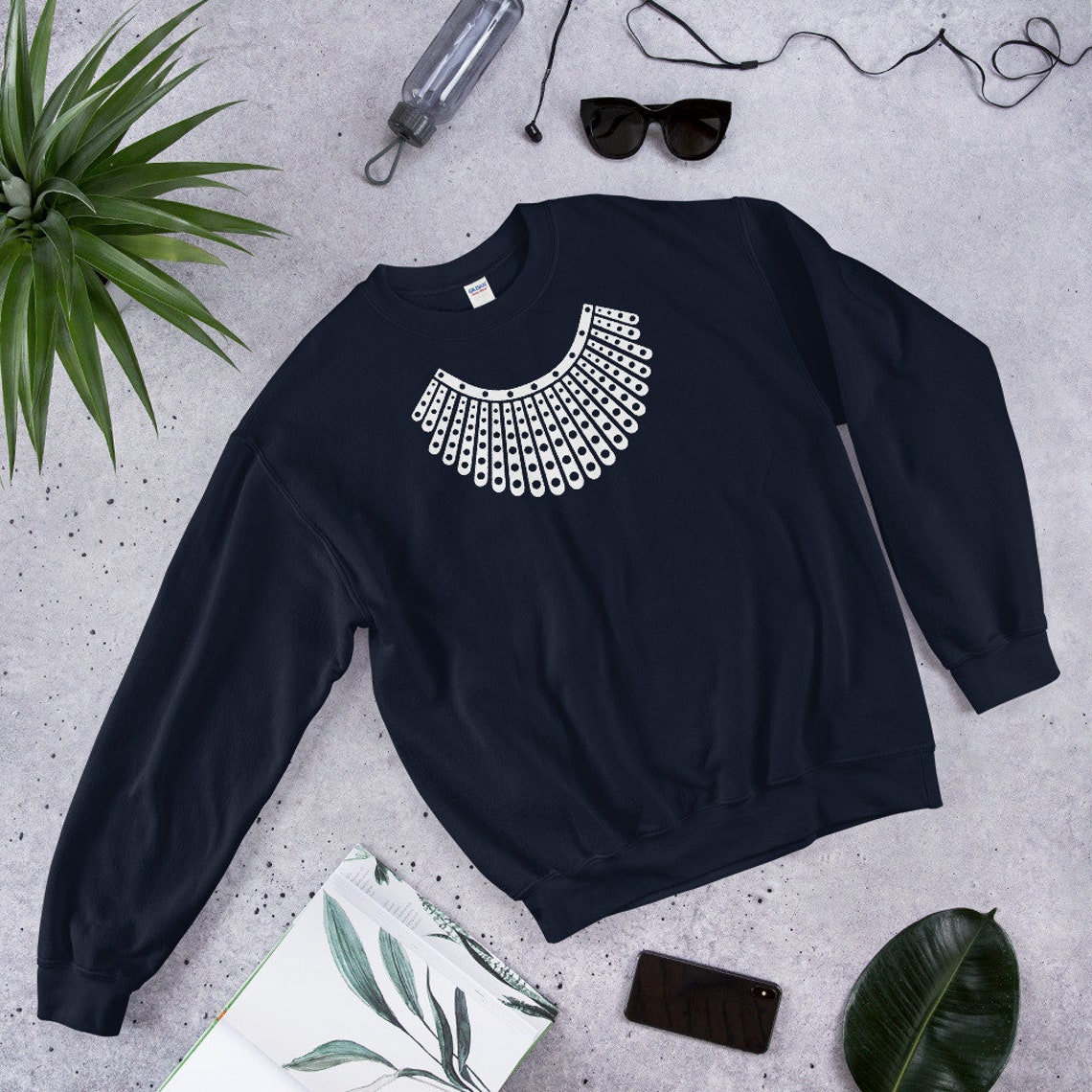 RIP RBG Lace Unisex Sweatshirt| Ruth Bader Ginsburg - Etsy