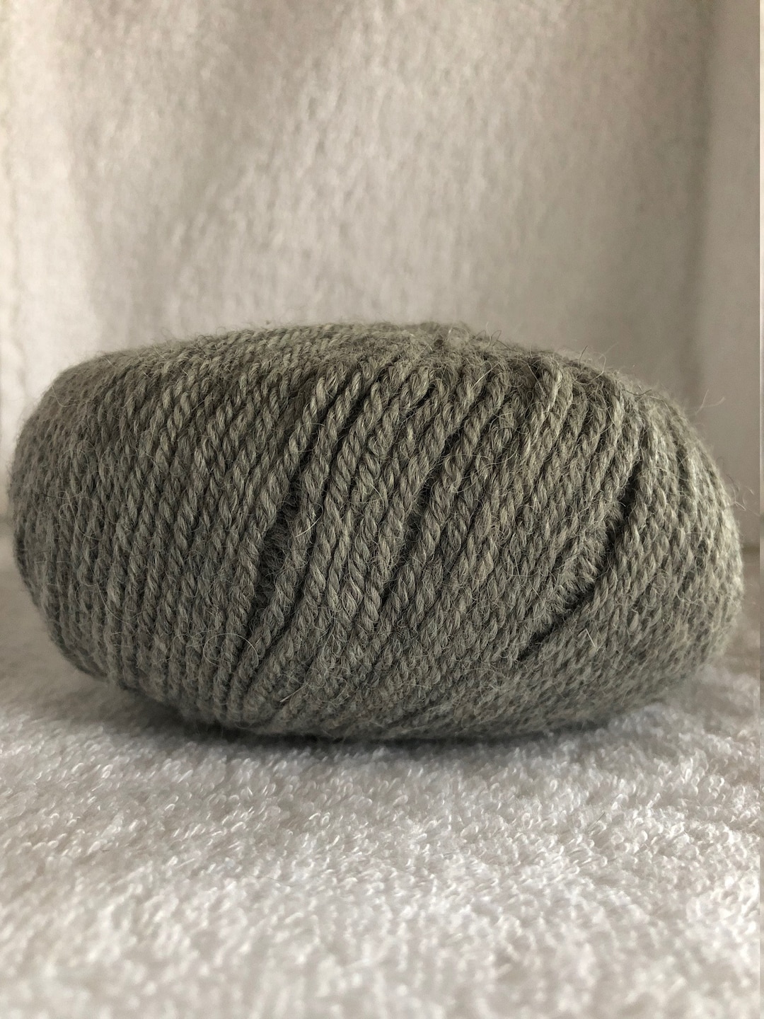 100% Baby Alpaca Yarn Indiecita DK (light Gray - 401) - Etsy