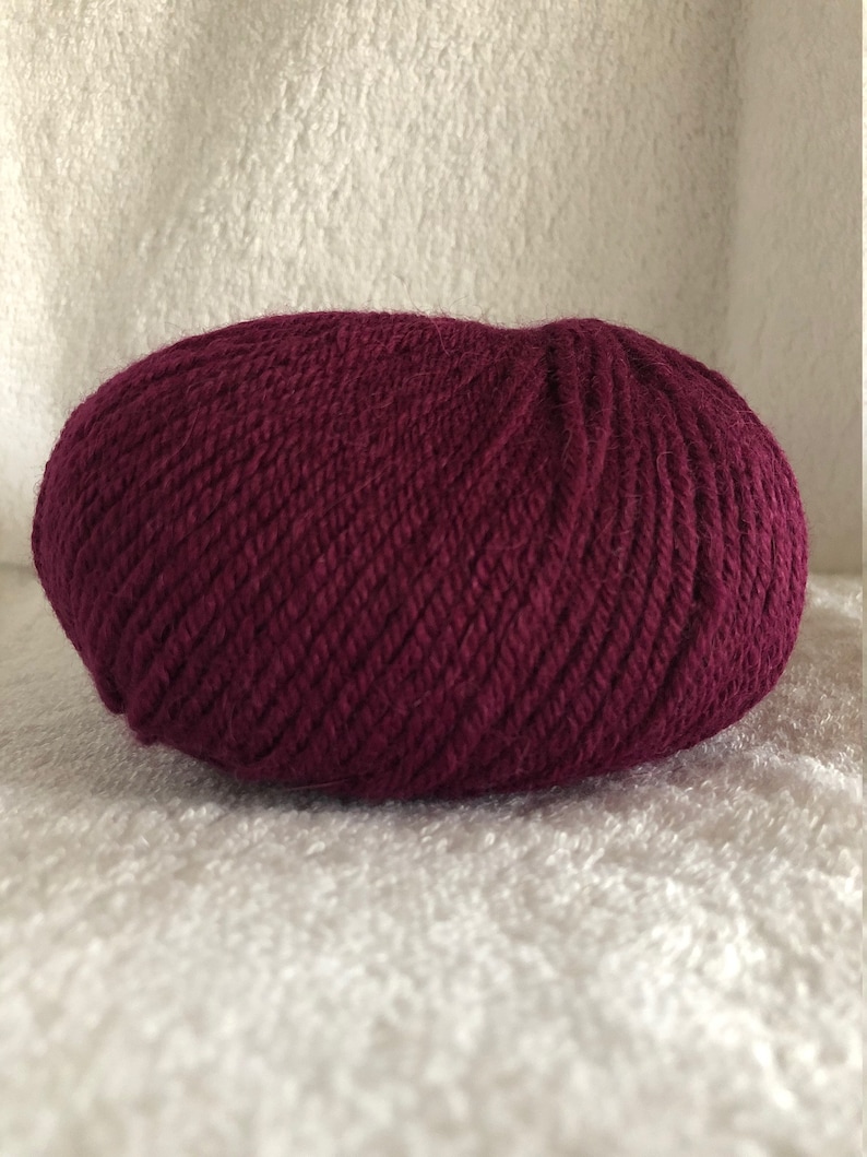 100% Baby Alpaca Yarn Indiecita DK dark Raspberry/magenta RJ5820 - Etsy