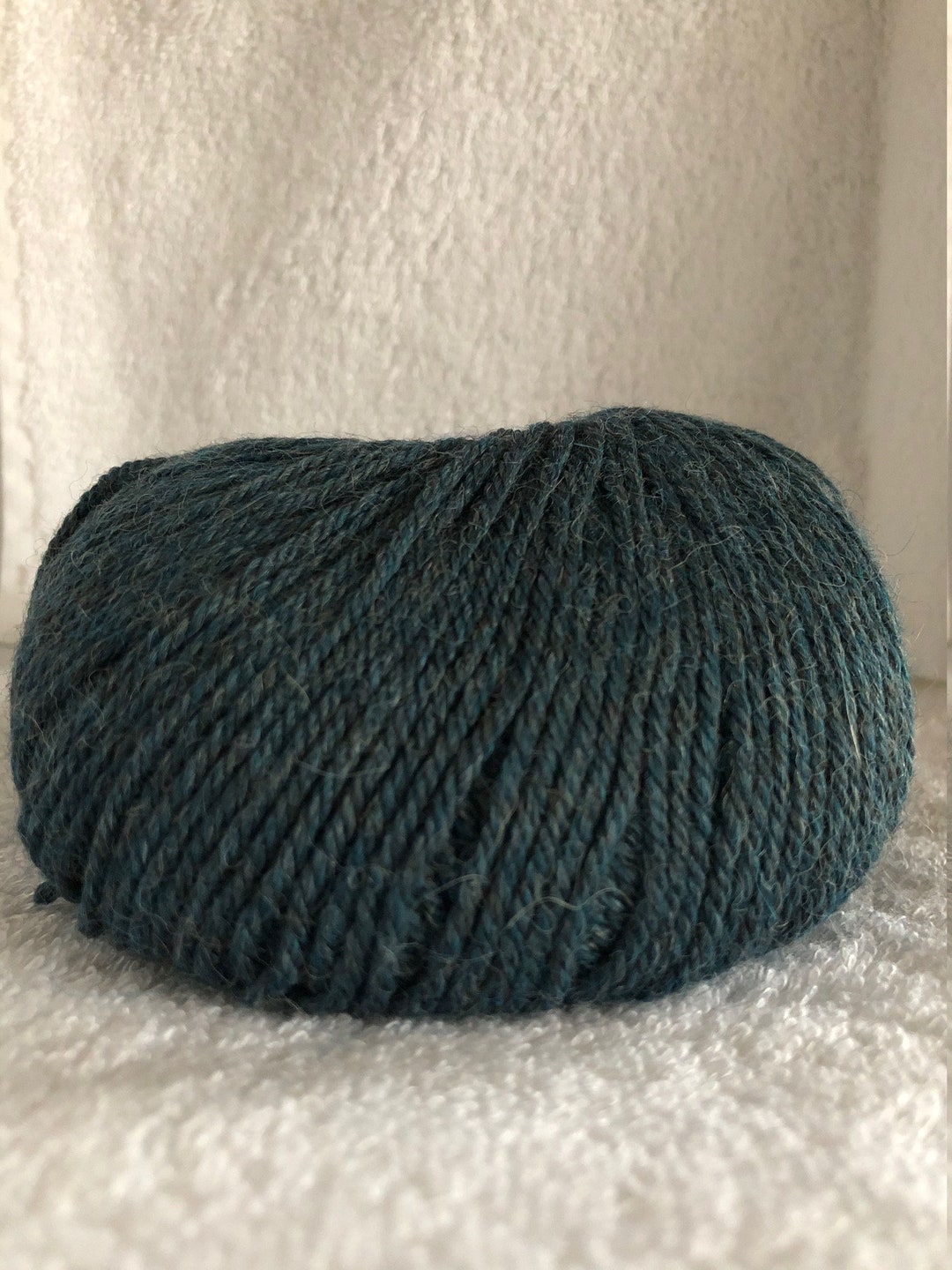 100% Baby Alpaca Yarn Indiecita DK (dark Turquoise/teal - M1979) - Etsy