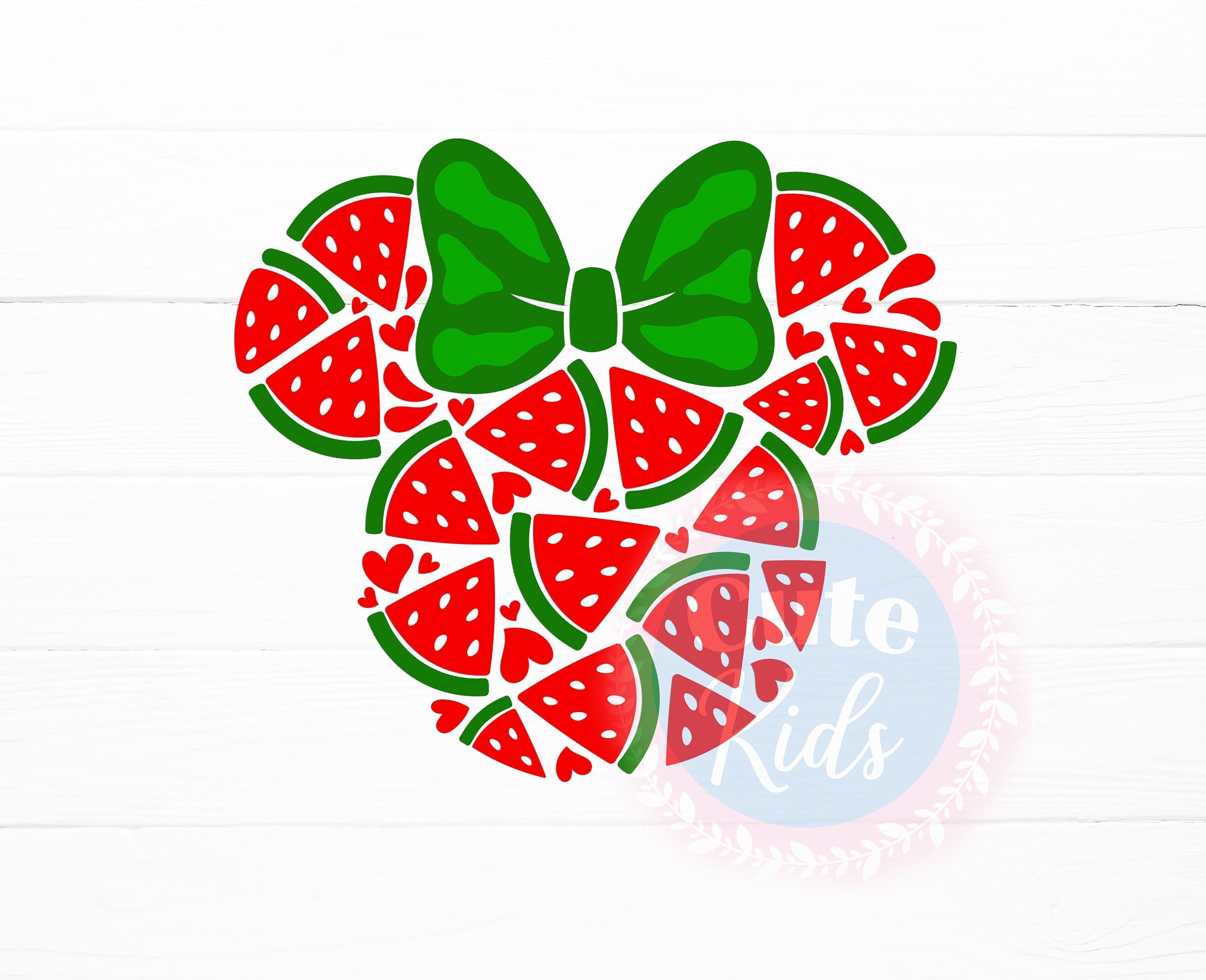Watermelon Mouse Head Summer Fruits Decor SVG Cut Files for - Etsy