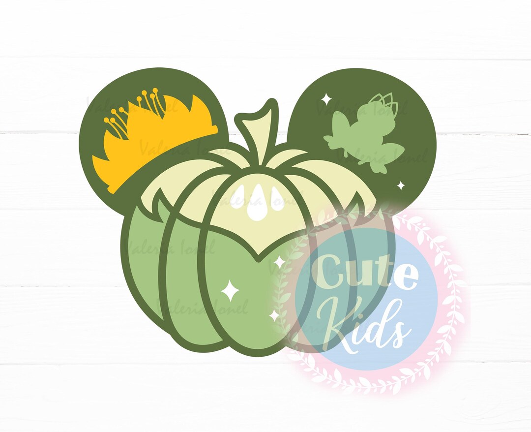 Tiana Princess Symbol SVG – Mickey Ears Pumpkin Cut Files -vector ...