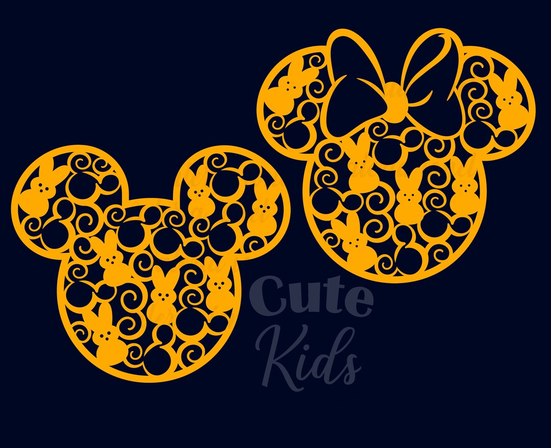 Easter Peeps Mouse Head SVG Design – Holiday Decor Svg Cut Files for ...