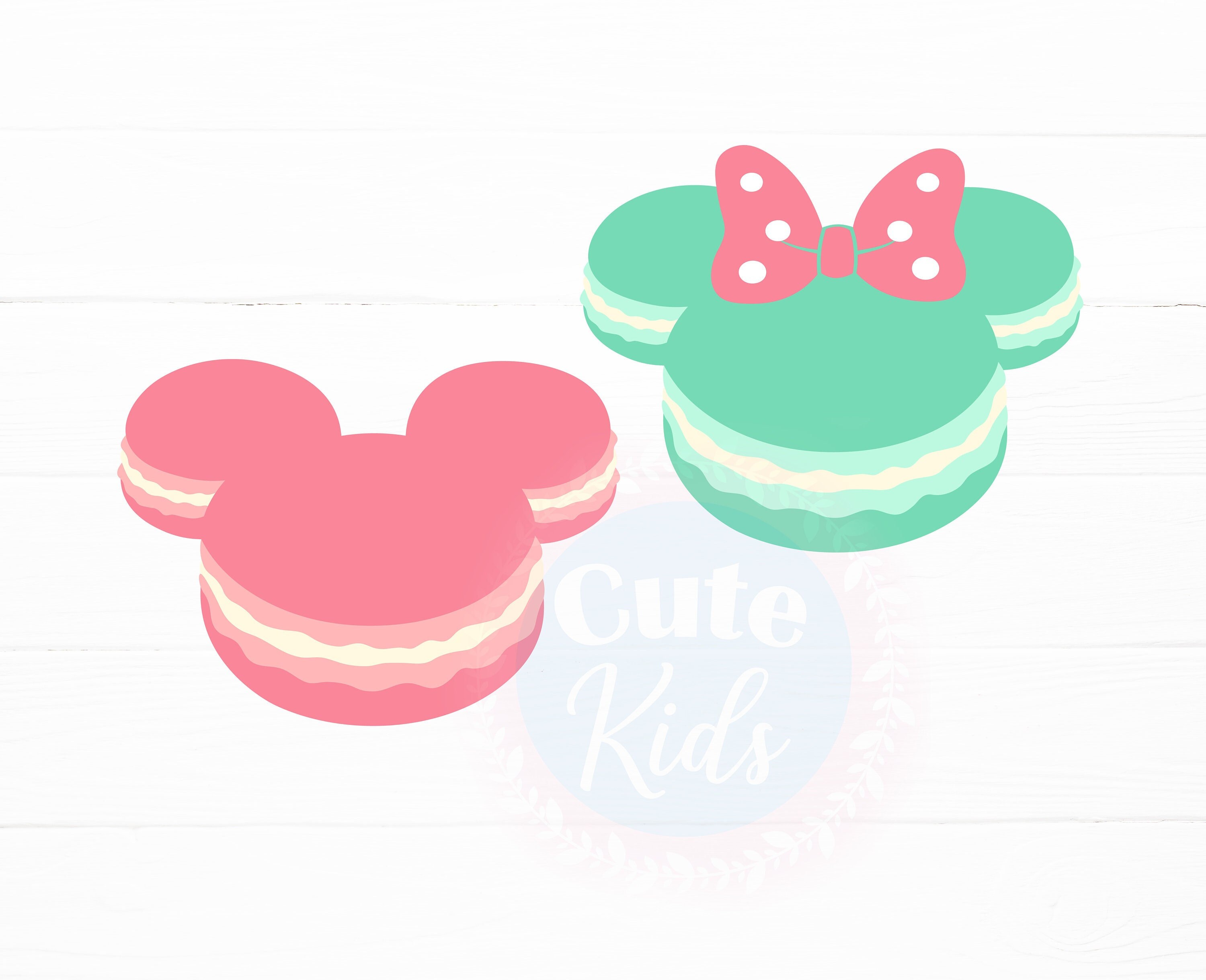 Muis hoofd Macarons muis snoep SVG gesneden bestanden voor cricut & png ...