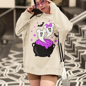 Pot of Mouse Head Ghosts SVG Cute Halloween Decor Svg Cut File for ...