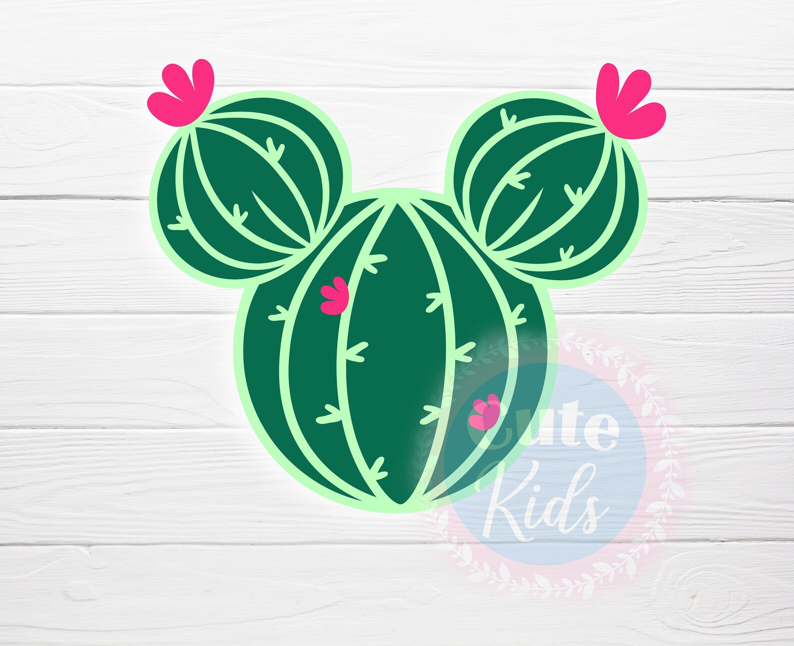 Mouse Head Cactus SVG for T-shirts Plants Svg Cut Files for - Etsy