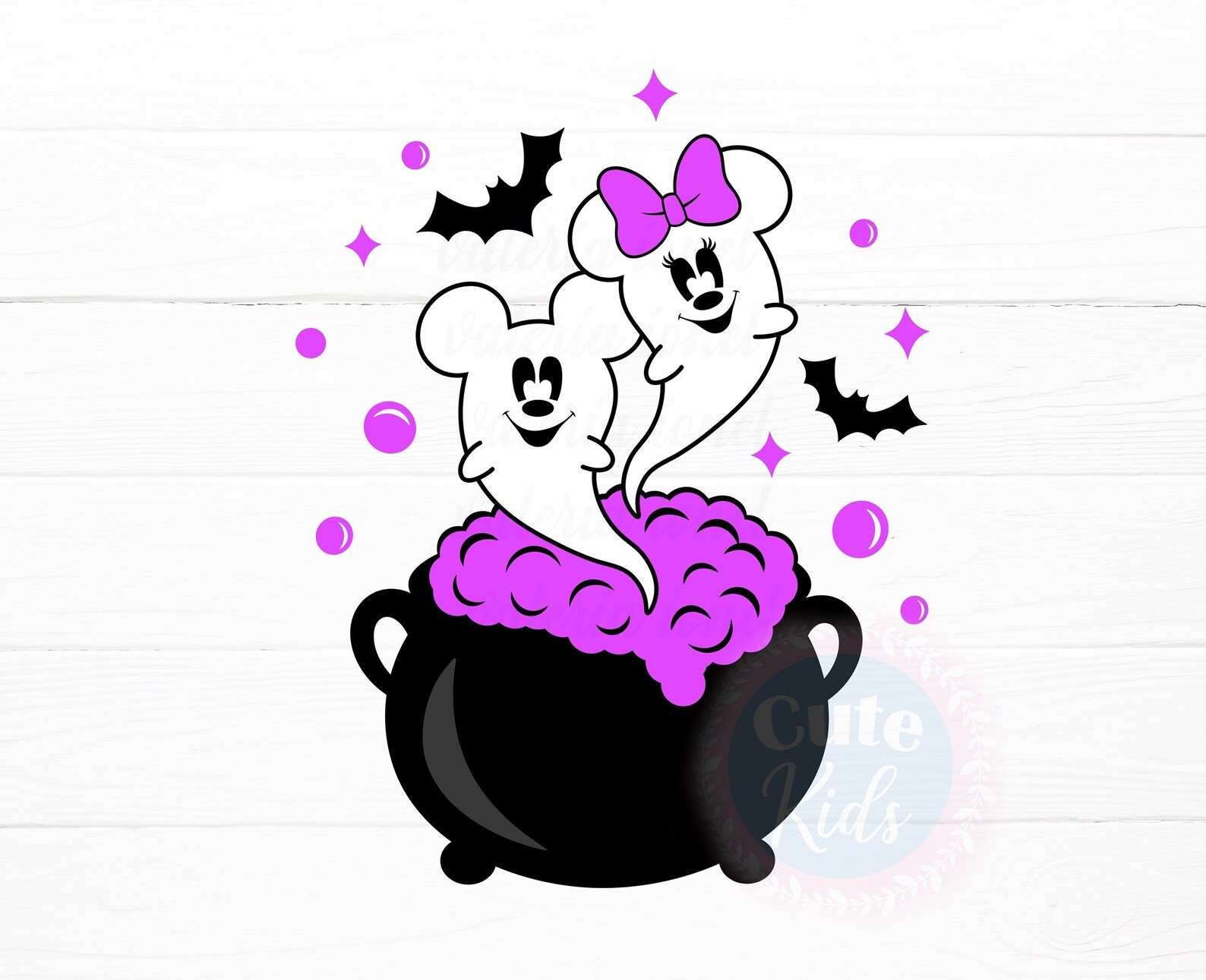 Pot of Mouse Head Ghosts SVG Cute Halloween Decor Svg Cut File for ...