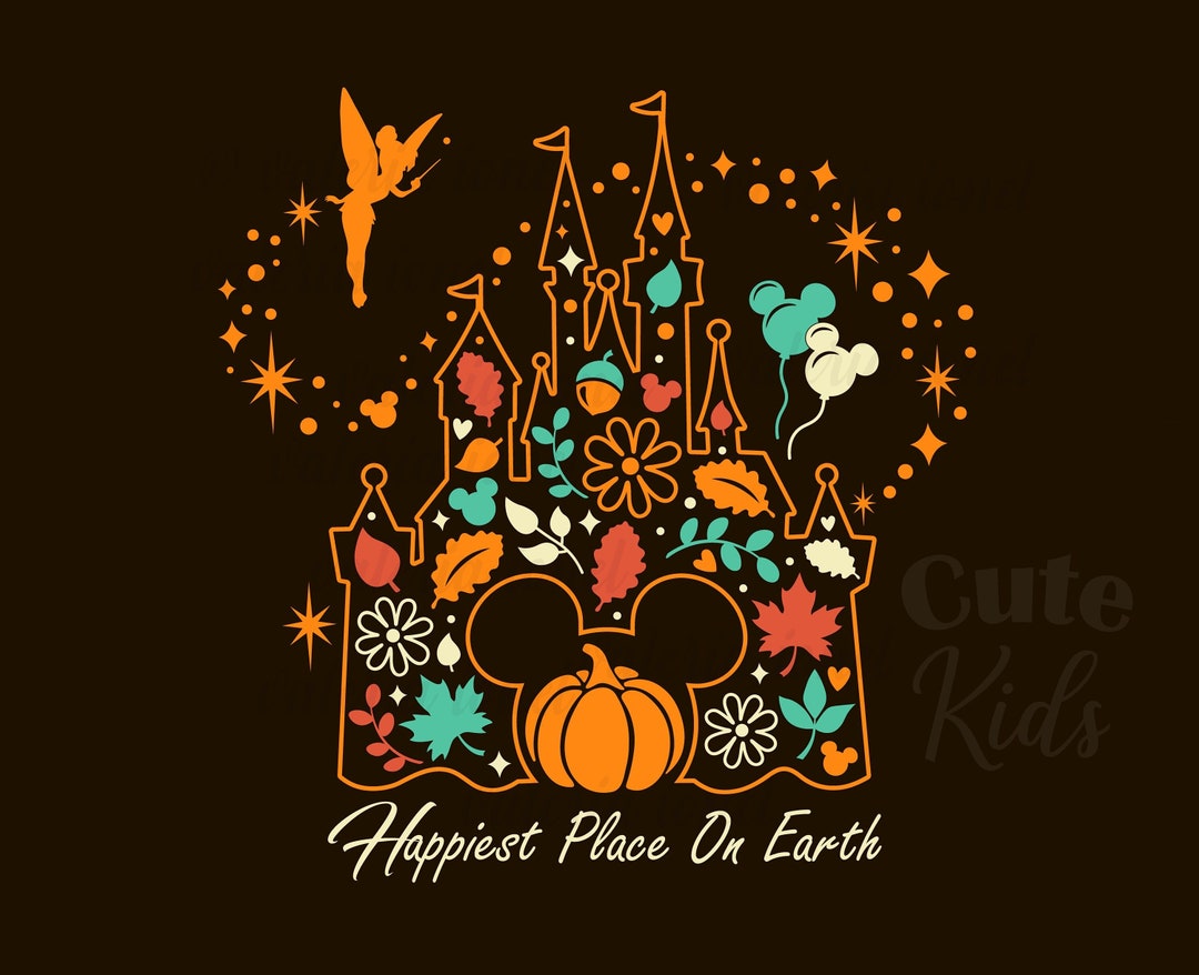 Fall Castle SVG Mouse Head Pumpkin, Fall Vibes T-shirt Cut Files for ...