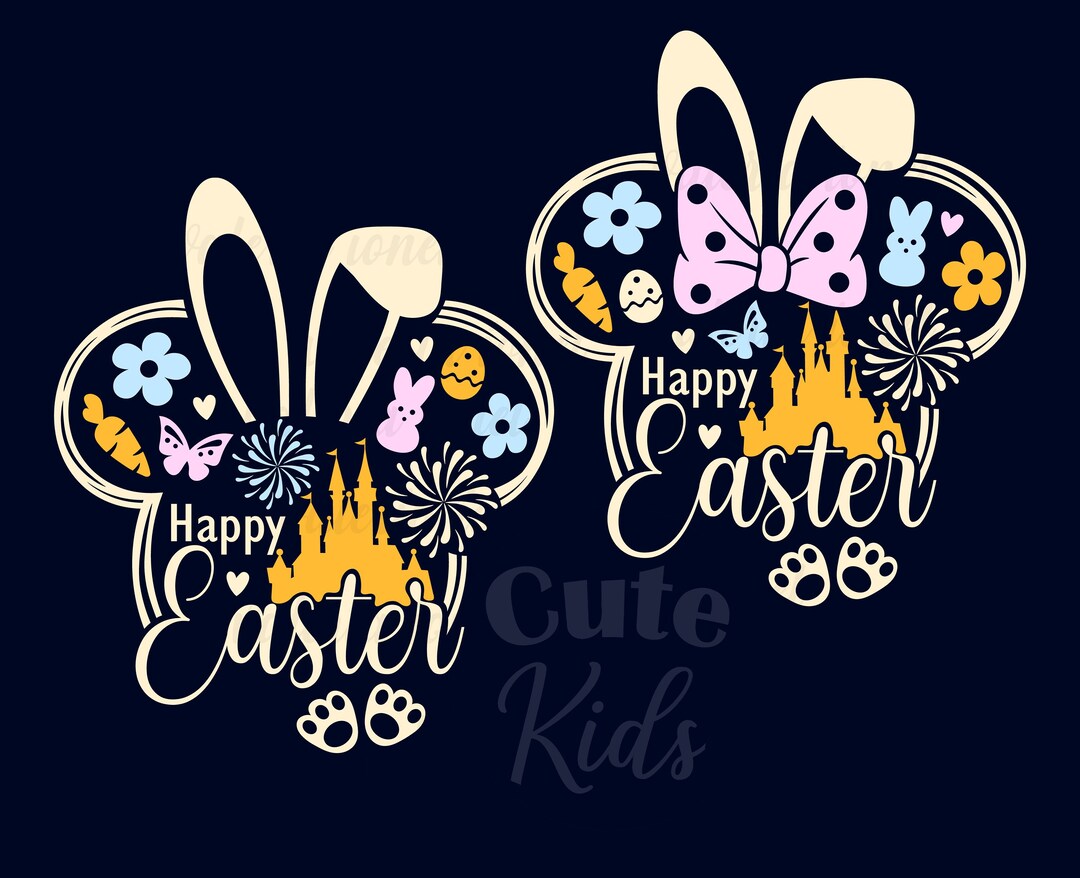 Happy Easter Mouse Head SVG Design Holiday Decor Svg Cut Files for ...