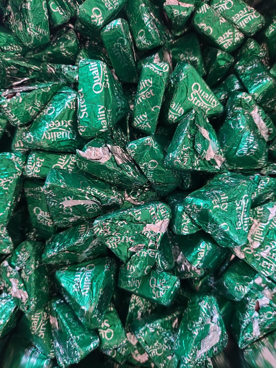 Quality Street Chocolate Green Triangle Christmas Chocolate - Etsy