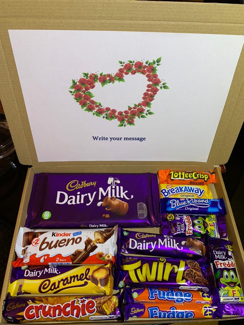 Cadbury Letter Box Gift Box Selection Chocolate Miss You Gift - Etsy