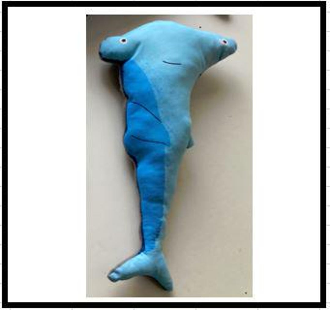 Hammer Fish Soft Toy - Etsy