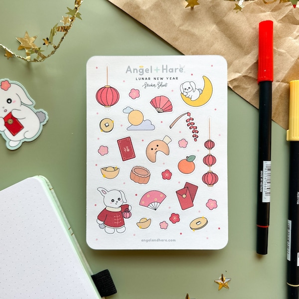 Chinese Stickers - Etsy