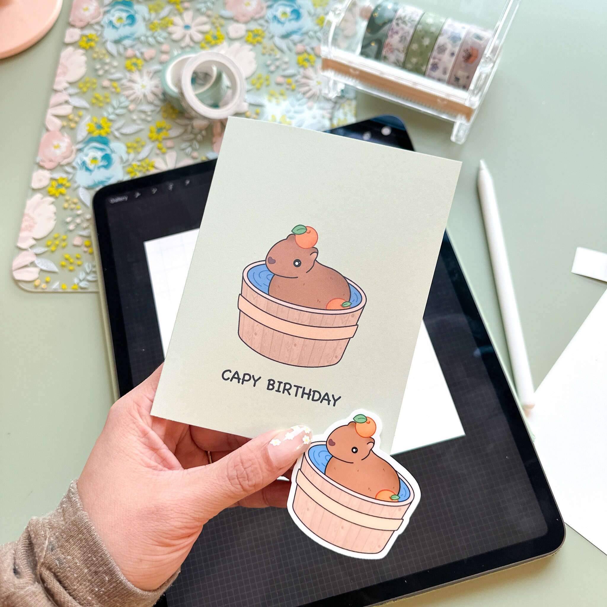 Capy Birthday Capybara Animal Birthday Card Cute Funny - Etsy Canada