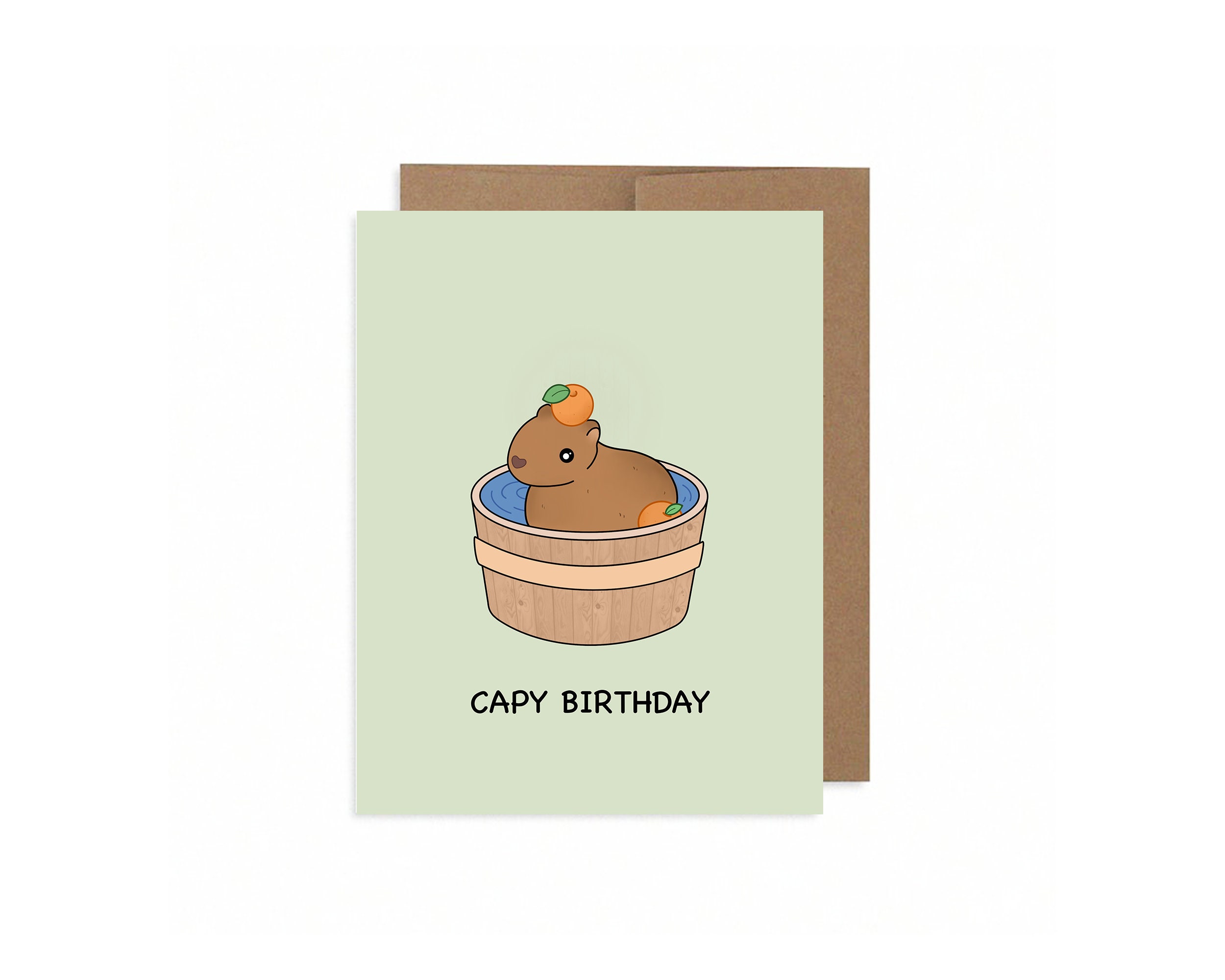 Capy Birthday Capybara Animal Birthday Card Cute Funny - Etsy Canada