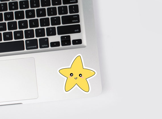 Still Breathing Gold Star Waterproof Mini Sticker for Waterbottle ...