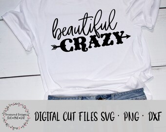 Beautiful crazy svg | Etsy