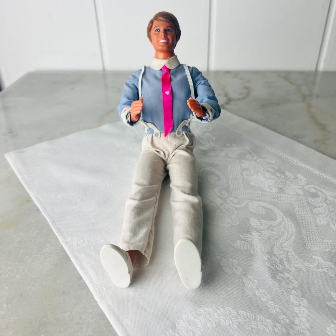 Vintage Superstar Ken Doll, 1968 Body Mold, 1984 Heart Family Dad ...