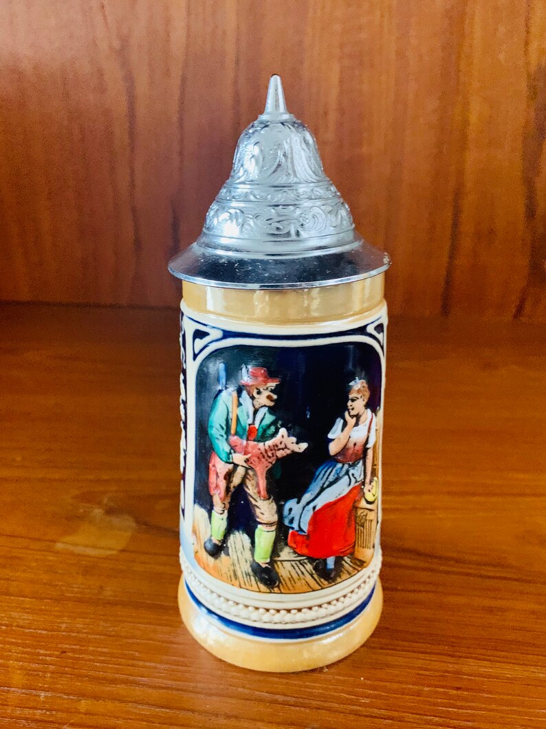 Small Marzi and Remy Stein With Lid Vintage German Pottery - Etsy