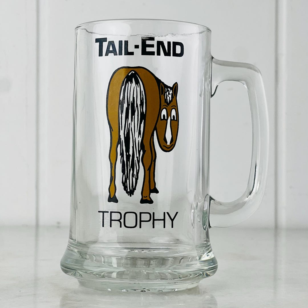 Vintage Tail-end Trophy Beer Stein, Gag Giftware, Mcm, for Serving ...