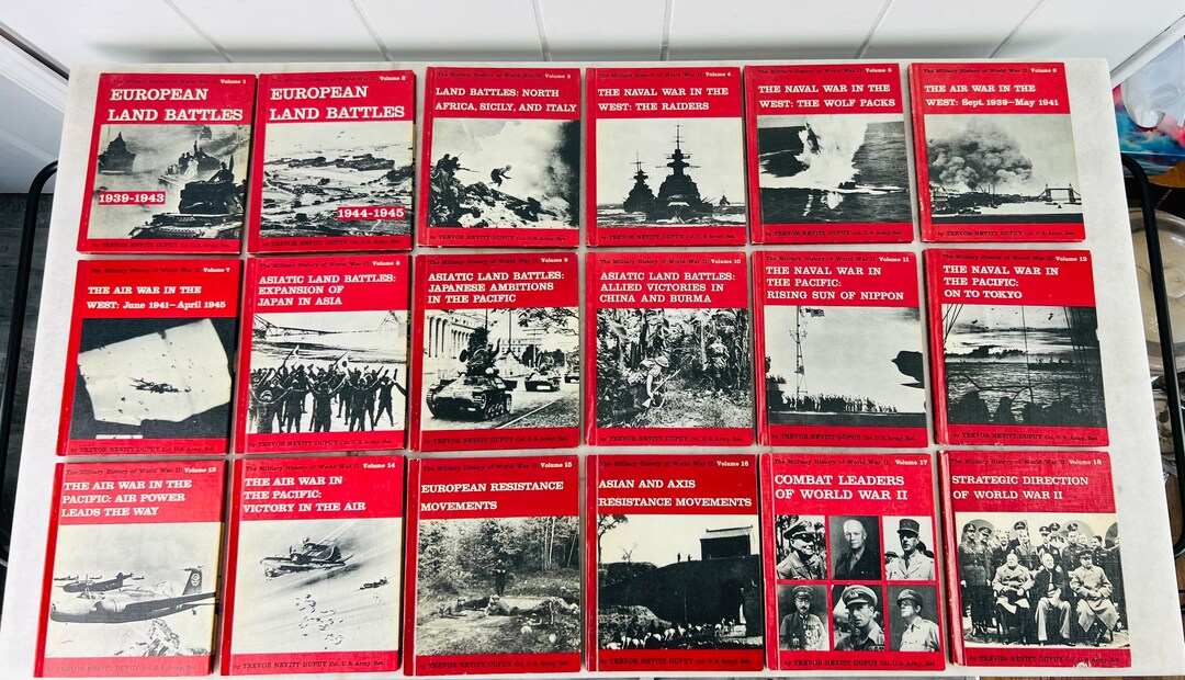 Vintage military History of World War Ii 1962 Book Series, by Trevor ...