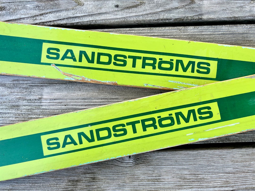 Vintage Sandstroms Nordic Cross Country Skis W Jarvinen Bindings, 185 ...
