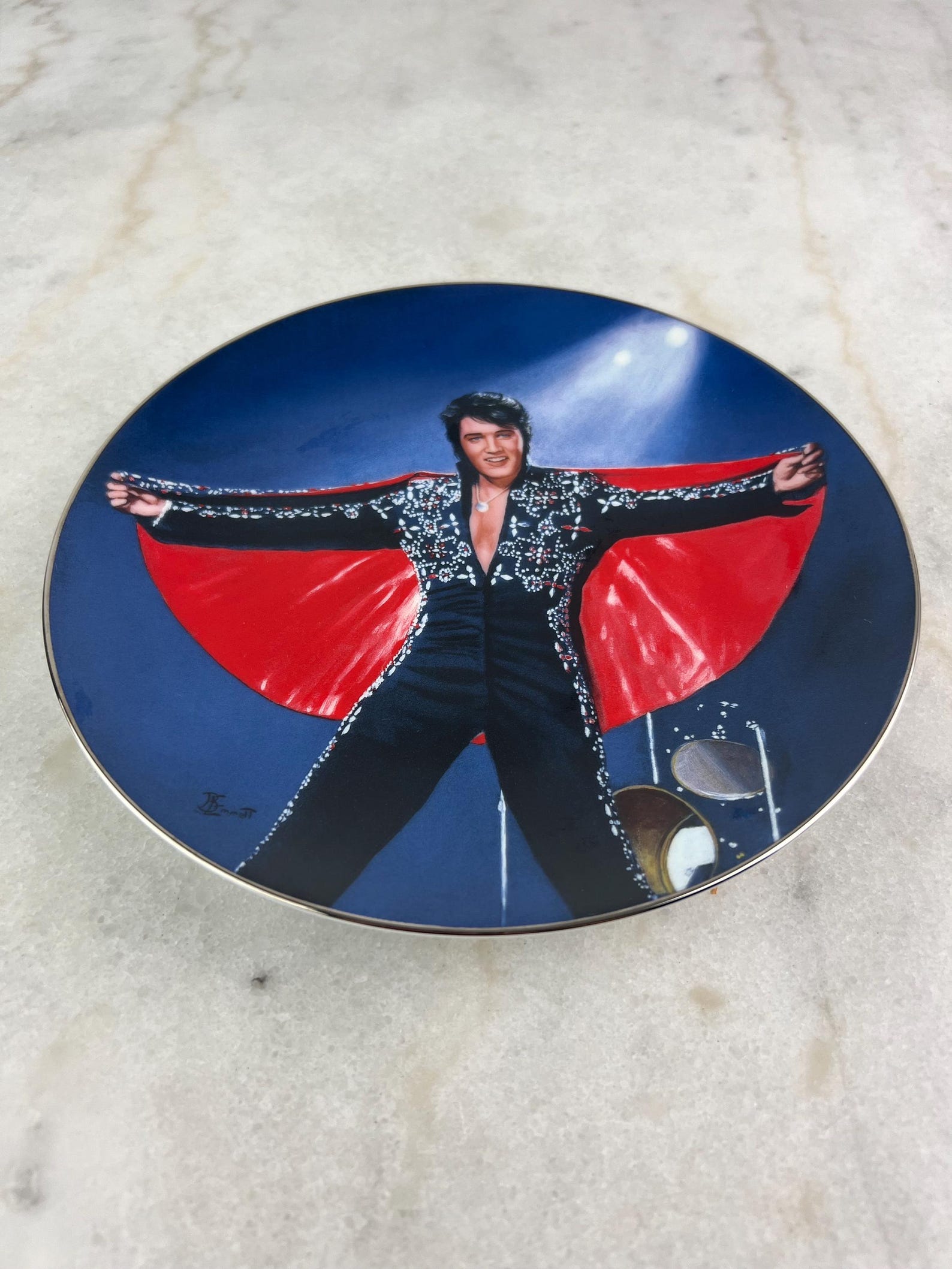 Vintage Elvis Presley Collector’s Plate, Delphi, in the Spotlight ...