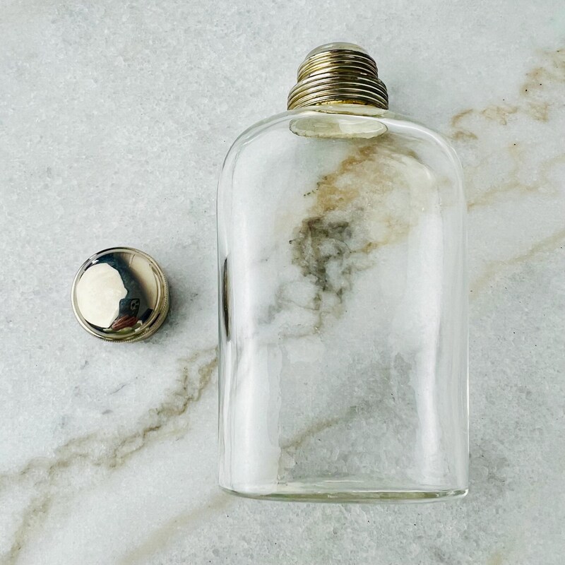 Silver Flask - Etsy
