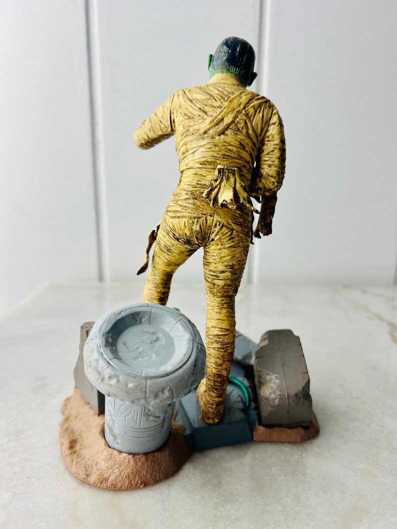 Vintage 1991 the Mummy Figurine, Hand Painted Monster Model, 10" - Etsy
