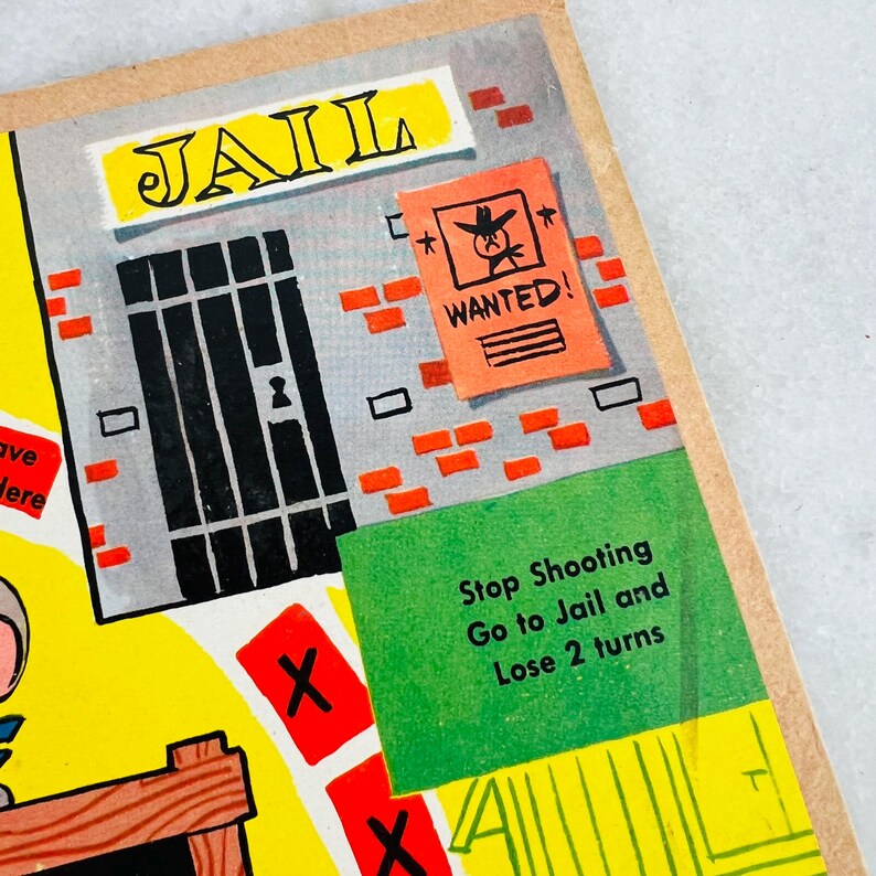Antique 1959 Huckleberry Hound Western Game From H B Enterprises Inc ...