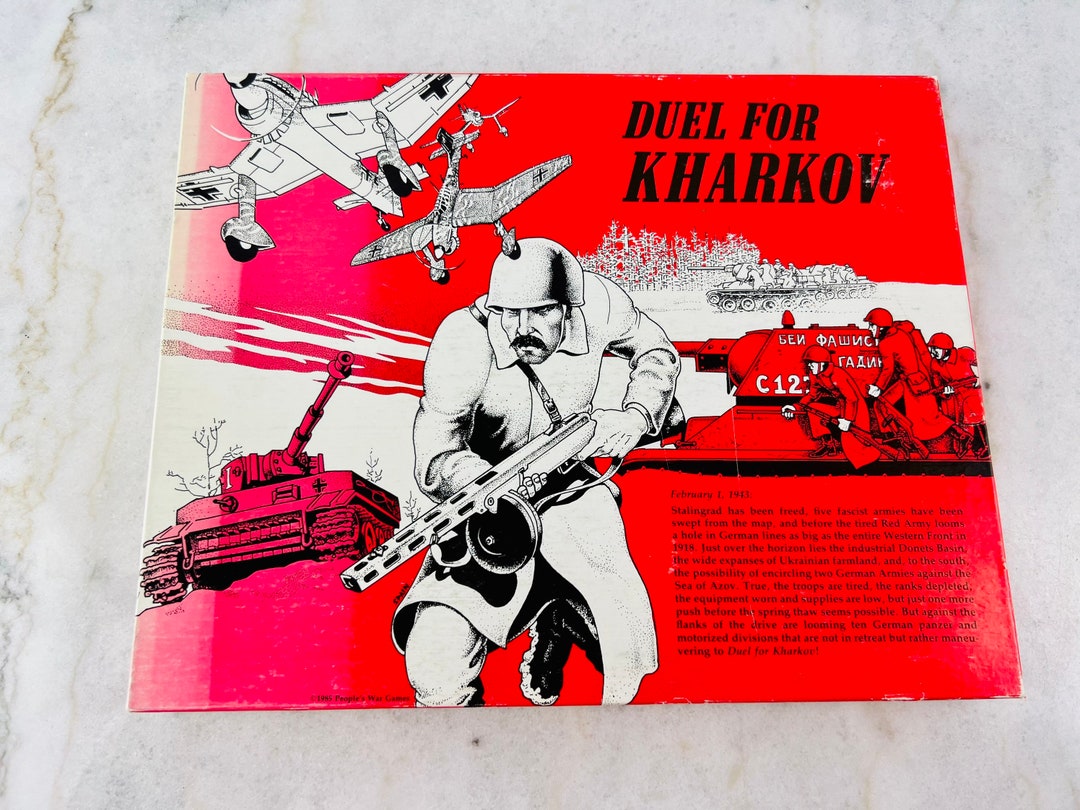 Vintage Duel for Kharkov Board Game, Ukraine World War II Game David ...