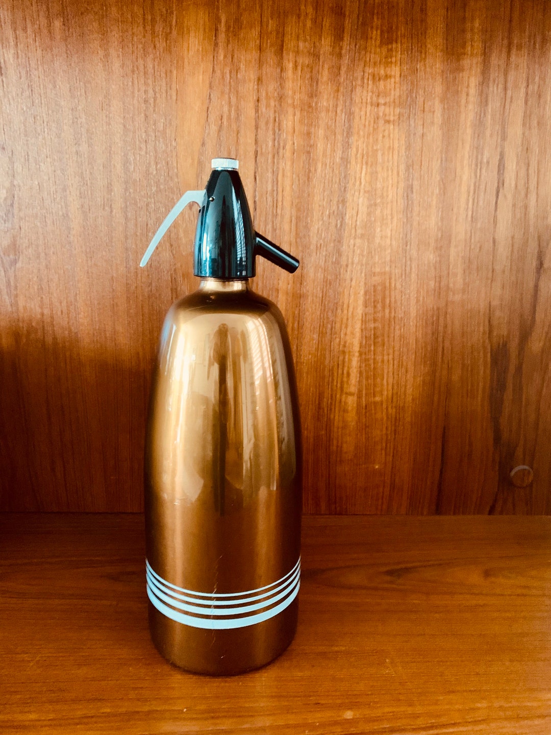 Vintage Seltzer Bottle, Copper Colour, for Soda, Mixing Drinks ...
