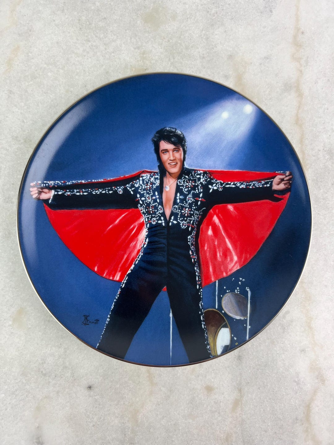 Vintage Elvis Presley Collector’s Plate, Delphi, in the Spotlight ...
