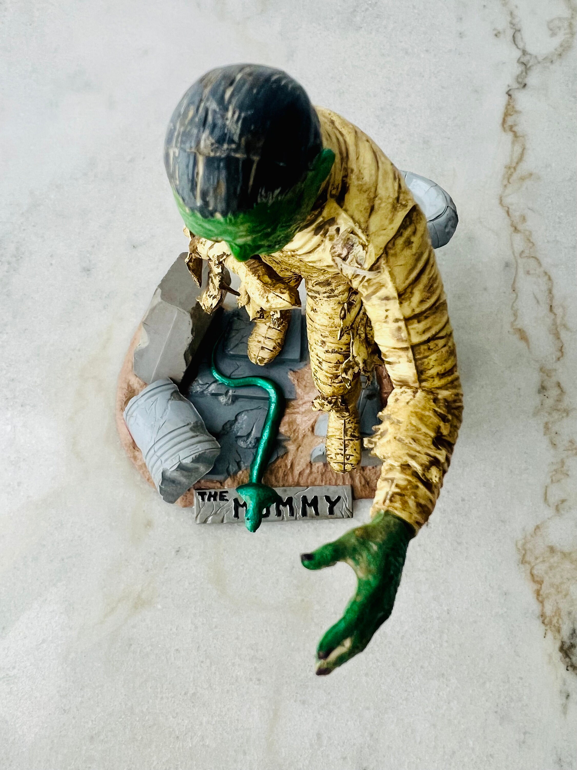 Vintage 1991 the Mummy Figurine, Hand Painted Monster Model, 10" - Etsy