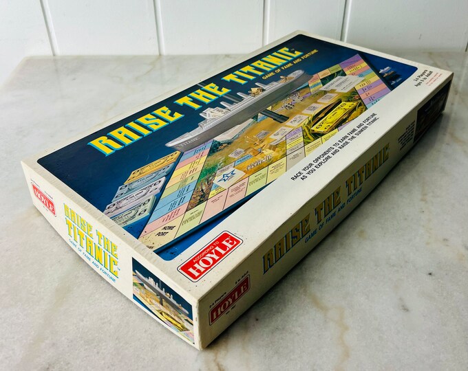 Vintage 1980s Raise the Titanic Board Game by Hoyle, Complete Set ...