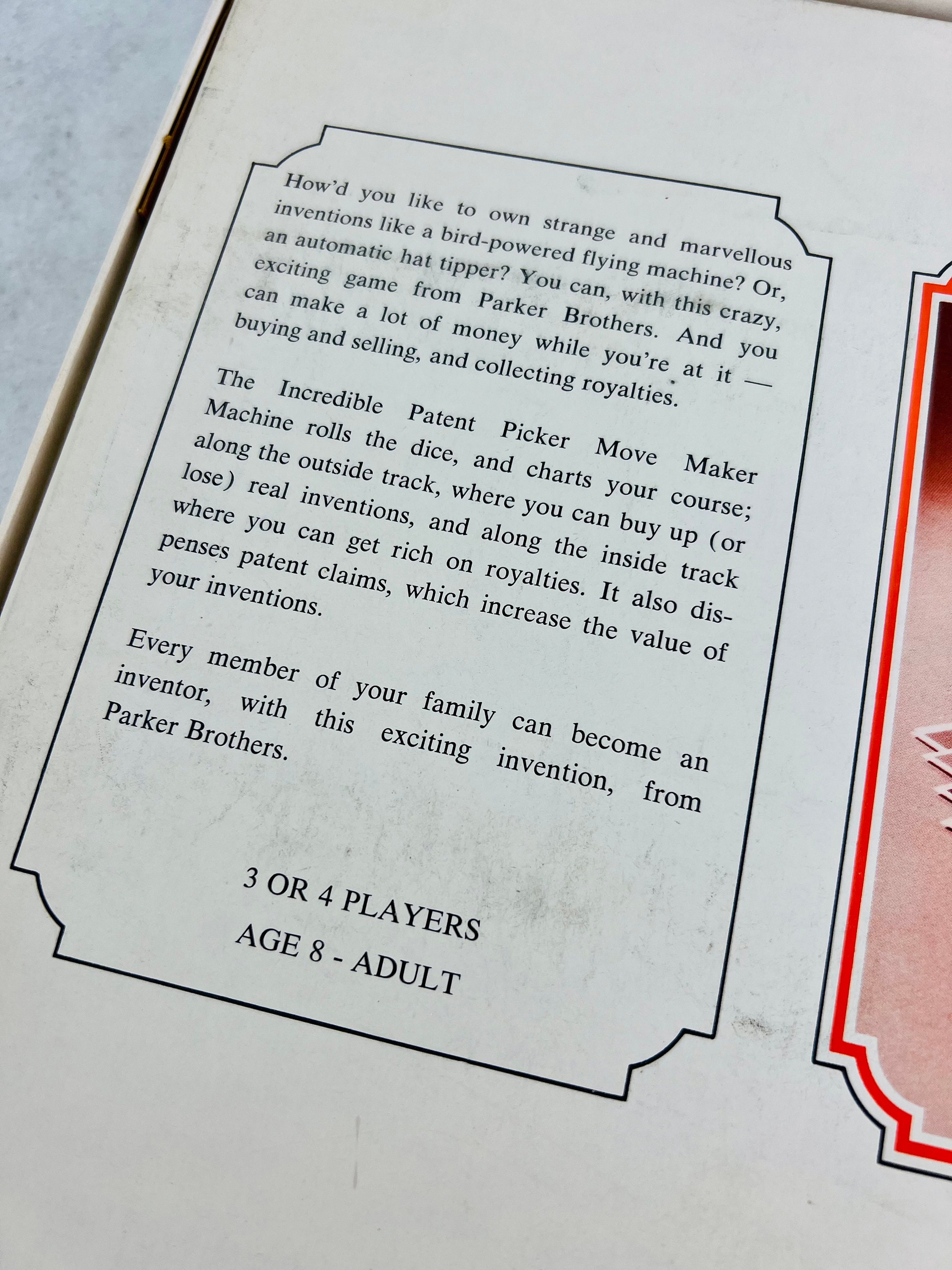 Vintage 1974 the Inventors Board Game, First Edition, English French ...