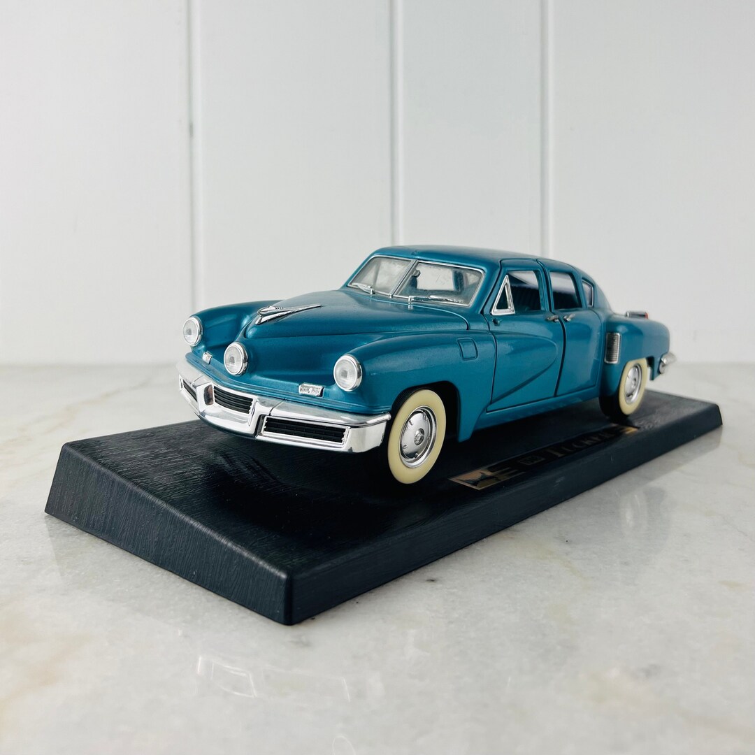 Vintage Road Legends Die Cast Car, 1948, Preston Tucker Torpedo, Blue 1 ...