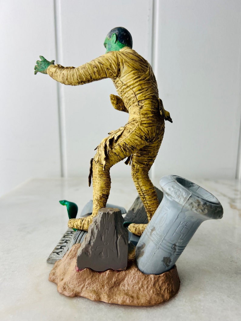 Vintage 1991 the Mummy Figurine, Hand Painted Monster Model, 10" - Etsy