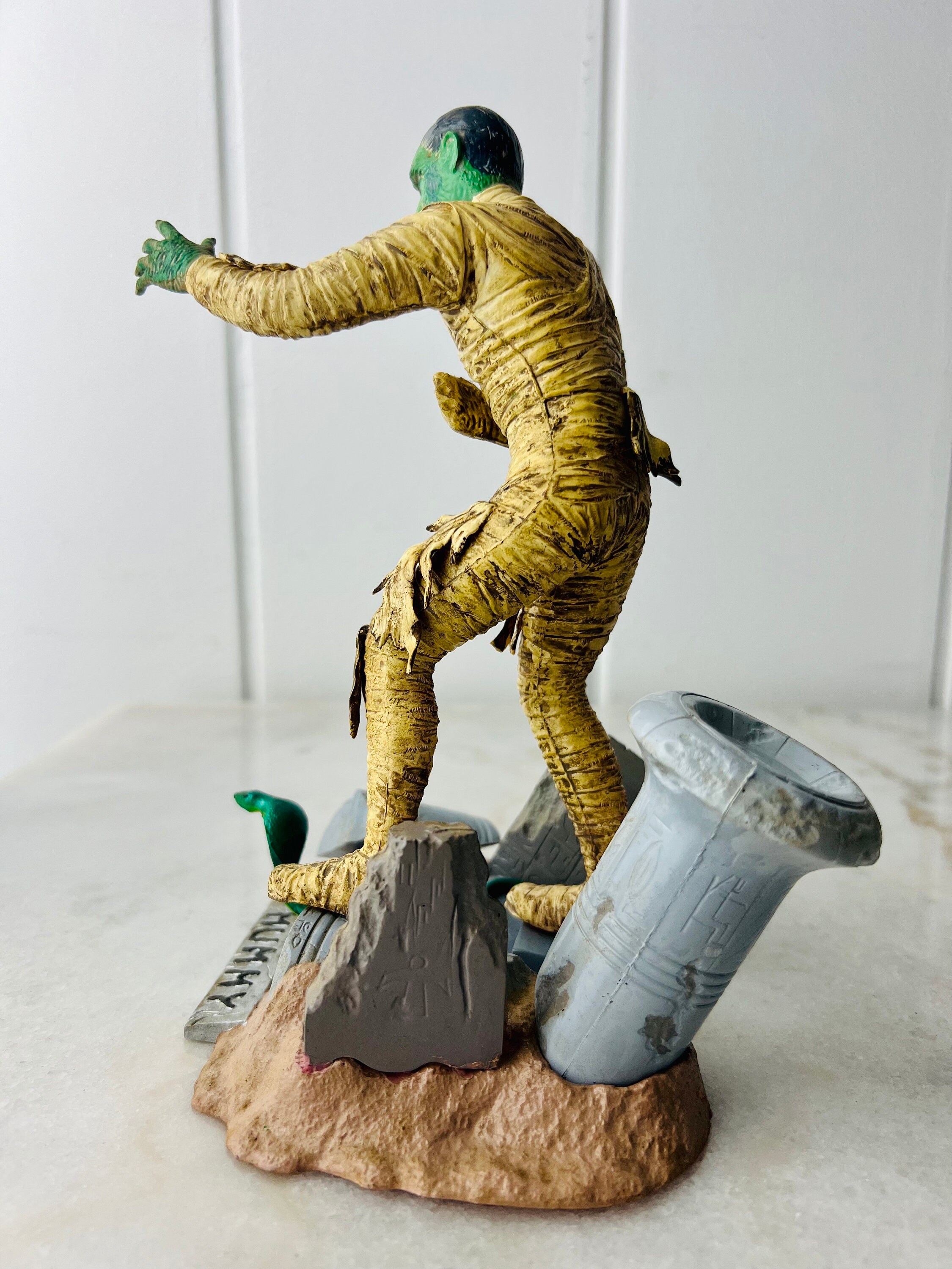 Vintage 1991 the Mummy Figurine, Hand Painted Monster Model, 10" - Etsy