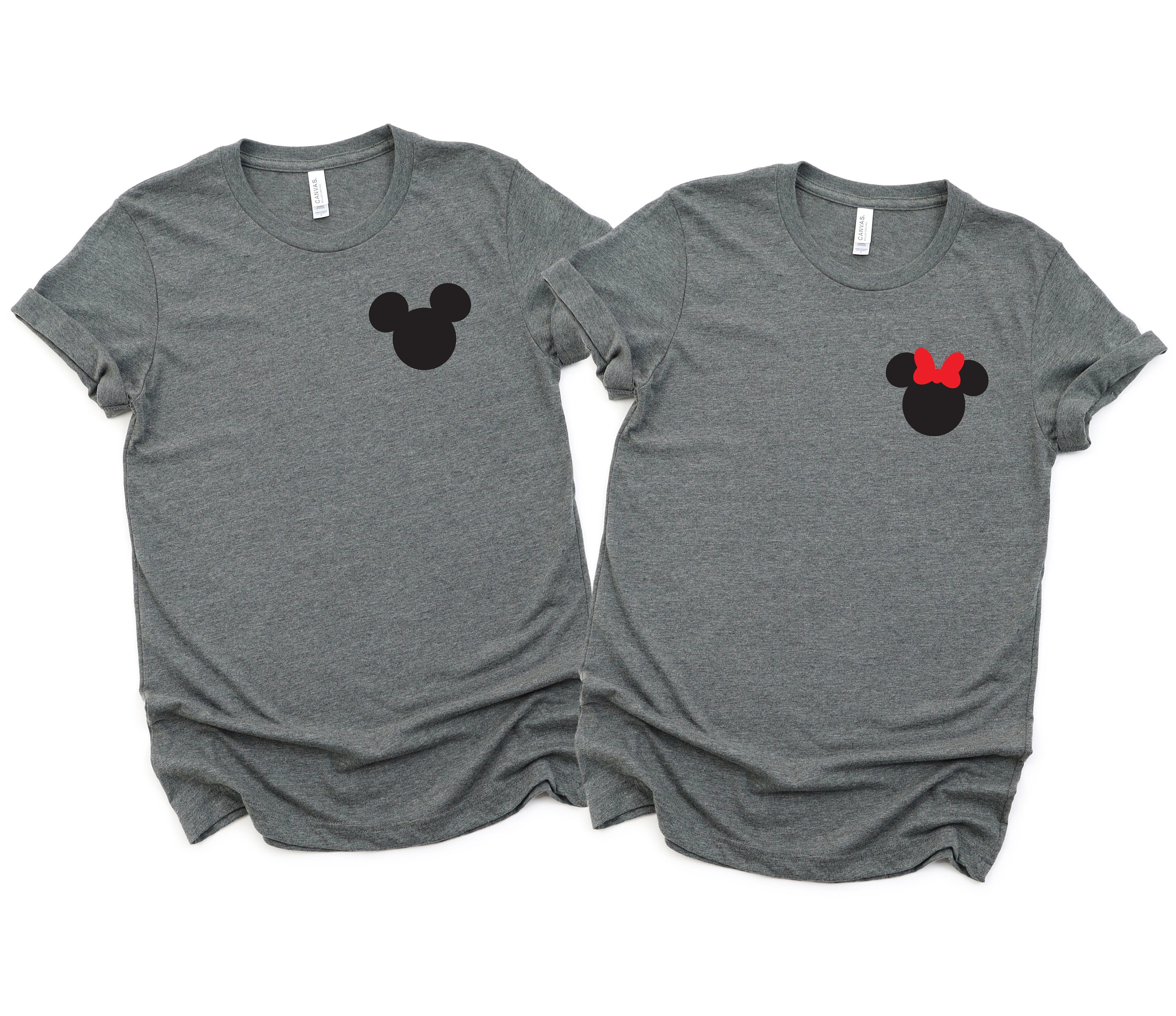 Mickey and Minnie Mouse Custom Matching Disney Shirts Disney - Etsy