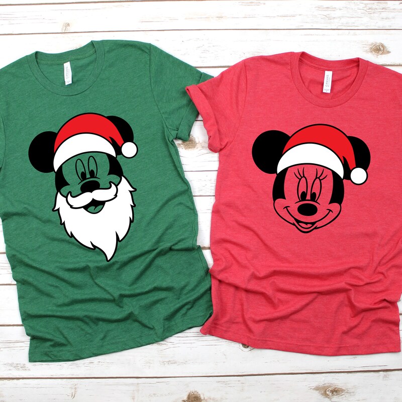 Mickey Santa - Etsy